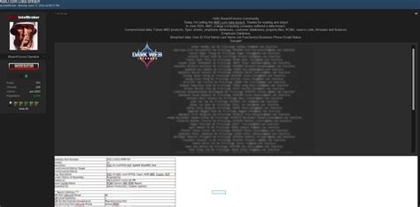 A Hacker Appears And Amd Starts An Investigation Into Selling Confidential Data Including