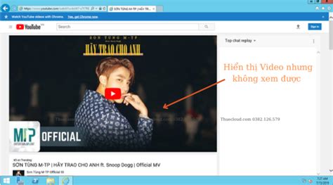 Lỗi Không Xem được Video Trên Vps Thuecloud
