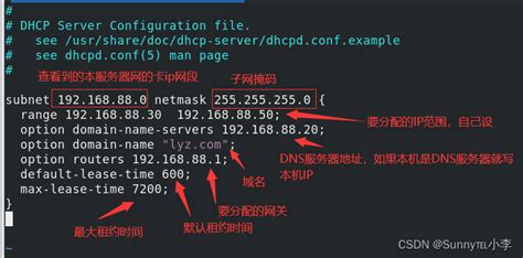dhcp服务搭建 linux环境 linux配置dhcp服务器 csdn博客