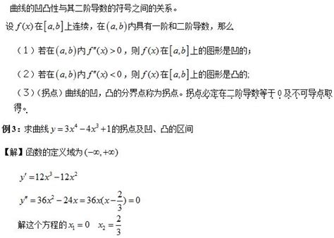 2017考研高数重点题型总结：曲线的凹凸性与拐点 新东方网