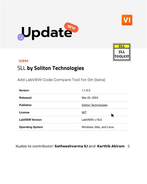 vipm discover labview tools on linkedin new update sll by soliton