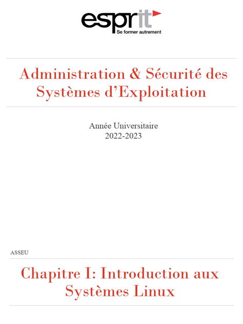 Intro Unix Pdf Système Dexploitation Linux