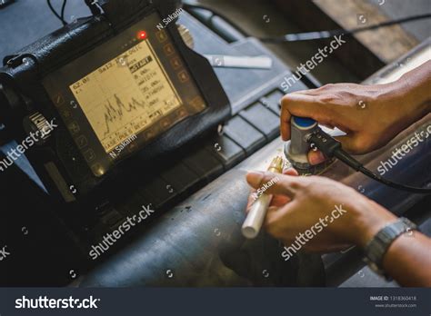 Ultrasonic Test Detect Imperfection Defect Round Stock Photo 1318360418 Shutterstock