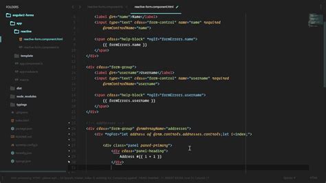 Angular 2 Forms And Validation Lesson15 Addresses Formarray Youtube
