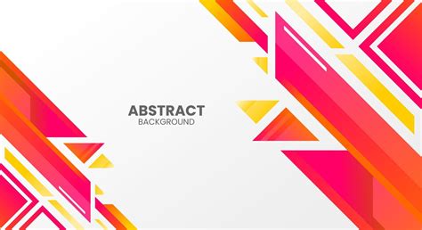 Abstract Red Gradient Geometric Shapes Background Vector Illustration 15617030 Vector Art At