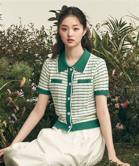 스파오 부클 패턴 반팔 가디건 Spckd25w44 에누리 가격비교