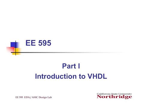 pdf lecture 1 introduction to vhdledaasic roosta lecture 1