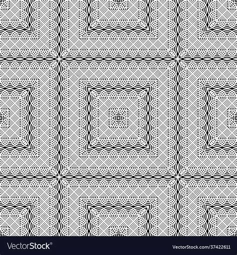 Design Seamless Monochrome Pattern Royalty Free Vector Image