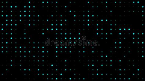 Abstract Background Animation Digital Small Circles Pattern Grid Stock Footage Video Of