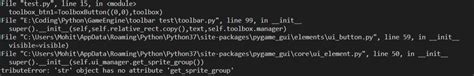 Trying To Implement A Toolbox Into Pygame Gui Issue 167 MyreMylar