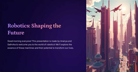 Robotics Shaping The Future