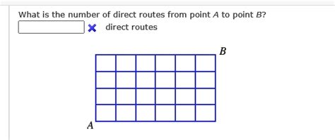 Solved What Is The Number Of Direct Routes From Point A To Point B Direct Routes