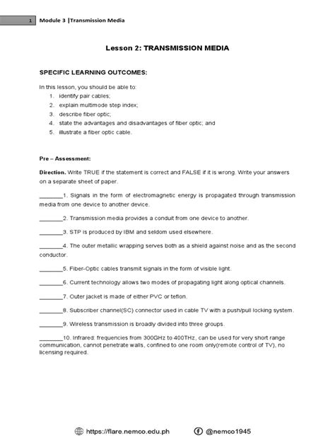 Net 101 Module 3 Lesson 2 Pdf