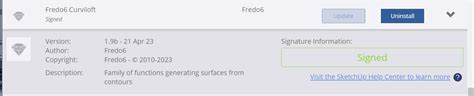 Fredo S Curviloft Not Working Extensions SketchUp Community
