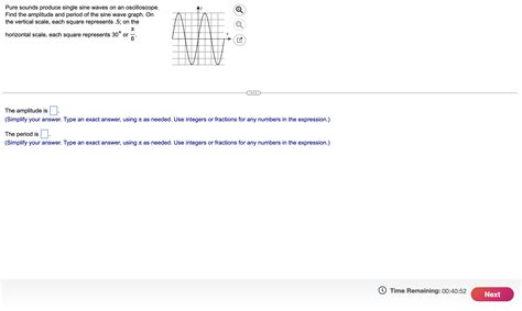 Solved Pure Sounds Produce Single Sine Waves On An Chegg Com
