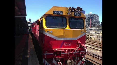 Vline N Class Trains At Southern Cross Station Slideshow December 3