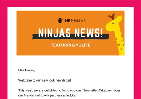 Hr Ninjas On Linkedin Weve Just Hit Send On This Weeks Ninjas News Which Has A Slightly