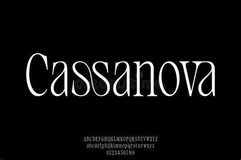 Elegant Attractive Serif Alphabet Display Font Vector With Ligature Style Modern Luxury