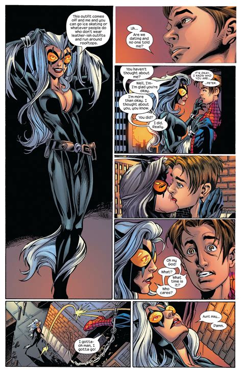 Ultimate Black Cat Kiss Comic Book Review Ultimate Spider Man 11
