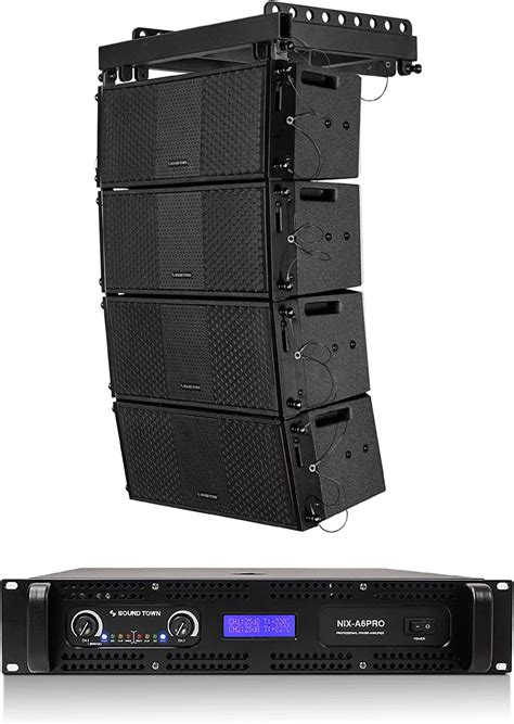 Sound Town Zethus Four Dual 8 Inch Line Array Speaker And Professional