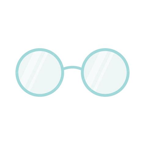 Sunglasses Flat Style Hand Drawn Vector Illustration Isolated On White