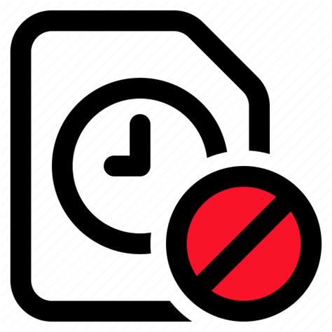 File Stop Data Wrong Document Icon Download On Iconfinder