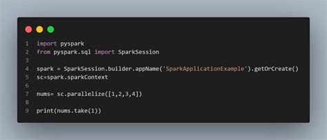 Explain Spark Application With Example
