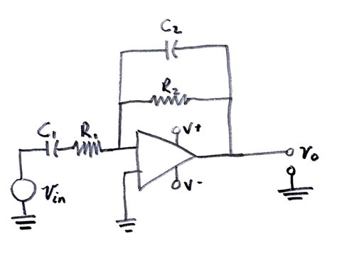 Solved Design A Bandpass Filter With A Gain Of 20 Lower Chegg Com