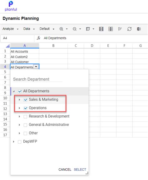 multiple pov selections in spotlightxl and spotlight web for workforce