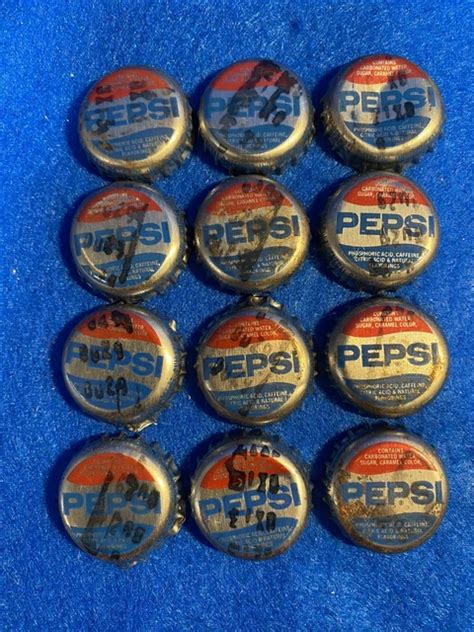 Vintage Pepsi And Diet Pepsi Soda Bottle Caps Lot Of 20 £949