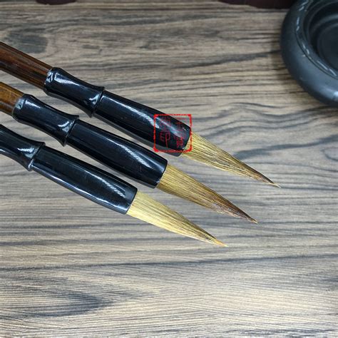 学生大中小楷羊毫兼毫狼毫毛笔初学者书法培训班定制刻字批发包邮 虎窝淘