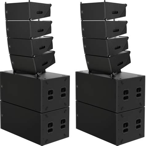 JBL SRX LA Powered Line Array Powered Subwoofer Ground PA System Sweetwater