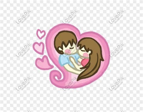 키스 발렌타인 사랑 배경 커플 Png 그림 Png 일러스트 무료 다운로드 Lovepik