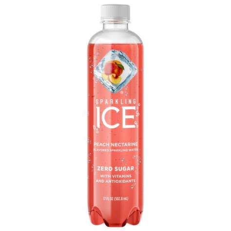 Sparkling Ice Sparkling Water Zero Sugar Peach Nectarine Flavored