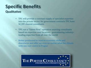 TPC An Introduction PPTX Management Consulting Industry Industries
