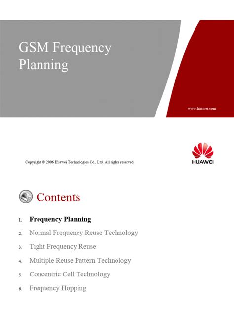 gsm frequency planning pdf cellular network telecommunications