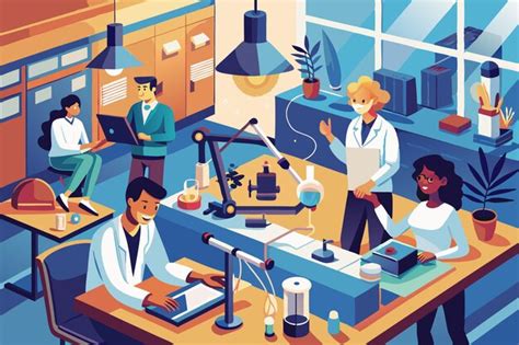 Physics Lab Exploring Fluid Dynamics And Hydraulics Vector Illustration Premium AI Generated