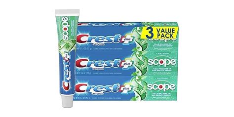 3pk Crest Scope Complete Whitening Toothpaste