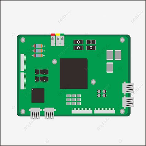 Raspberry Pi Hd Transparent Raspberry Pi Png Raspberry Png Pcb Desain Electronic Mockup PNG