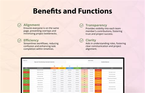Sample RACI Chart Template In Excel Google Sheets Download Template Net