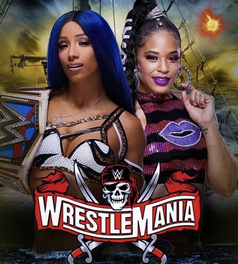 Wrestlemania 37 Bianca Belair Def Sasha Banks