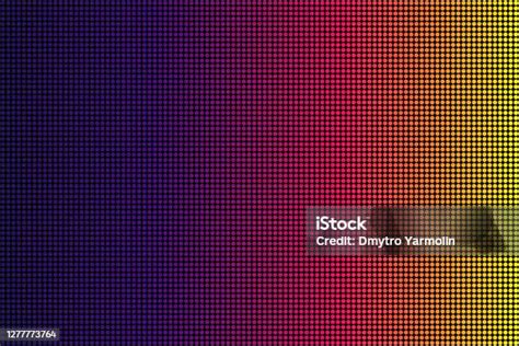 Led Screen Texture Lcd Panel Pattern Rgb Screen Dots Seamless Pattern Analog Display Television