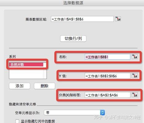 怎么在excel中使用ln函数 知乎