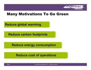 Deploying A Green IP Telephony Network PPT