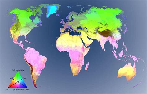 Map Of The Global Environmental Stratification Depicting 125 Strata