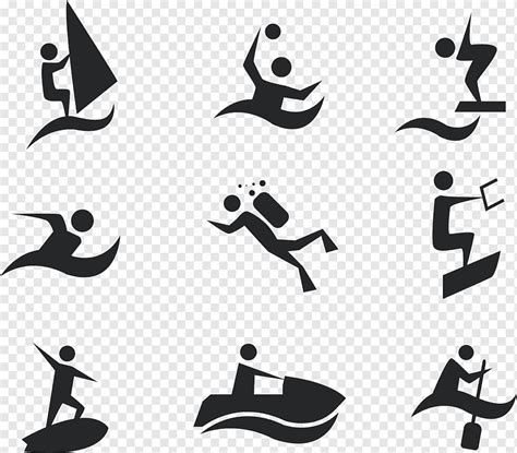 수상 스포츠 아이콘 Png Pngwing