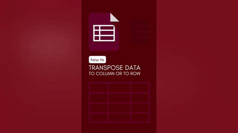 How To Transpose Data To Column Or Row In Excel Exceltutorial Excel