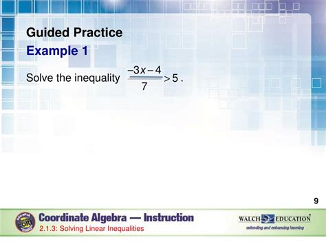 PPT Lesson Solving Linear Inequalities In One Variable PowerPoint Presentation ID