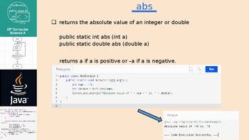Adrian S AP CSA Java Math Methods Exercises High School U2L6