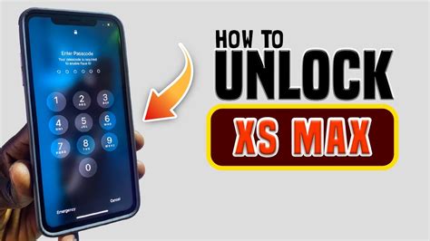 How To Unlock IPhone XS Max Without Passcode YouTube